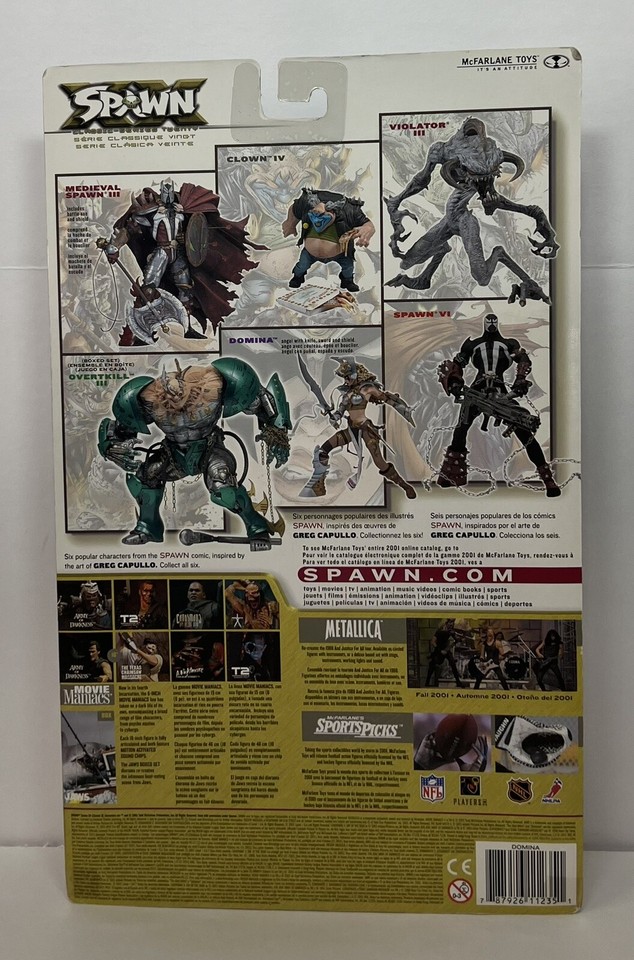 Spawn Classic Domina Action Figure 2001 McFarlane Toys Factory Sealed | eBay