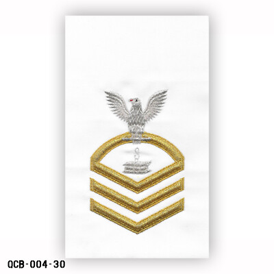 US Navy CPO E-7 Chief Petty Officer Steelworker White Patch ~ USA | eBay