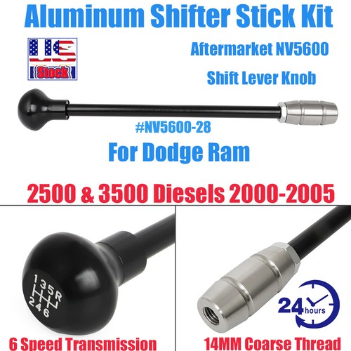 For 2000-05 Dodge Ram 2500 & 3500 NV5600 Shifter Stick Dodge NV5600-28 ...