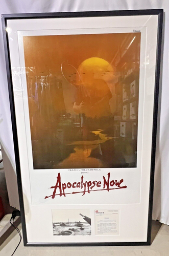 Apocalypse Now Original Insurance Press Release Custom Frame w/ Poster ...