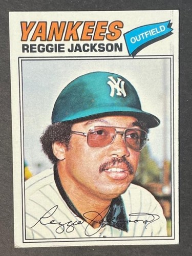 VINTAGE 1977 Topps REGGIE JACKSON # 10 - HOF !!! - NM | eBay