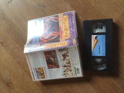 CASSETTE VIDEO VHS DESSIN ANIME PAPYRUS vengeance de ramses + colosse ...