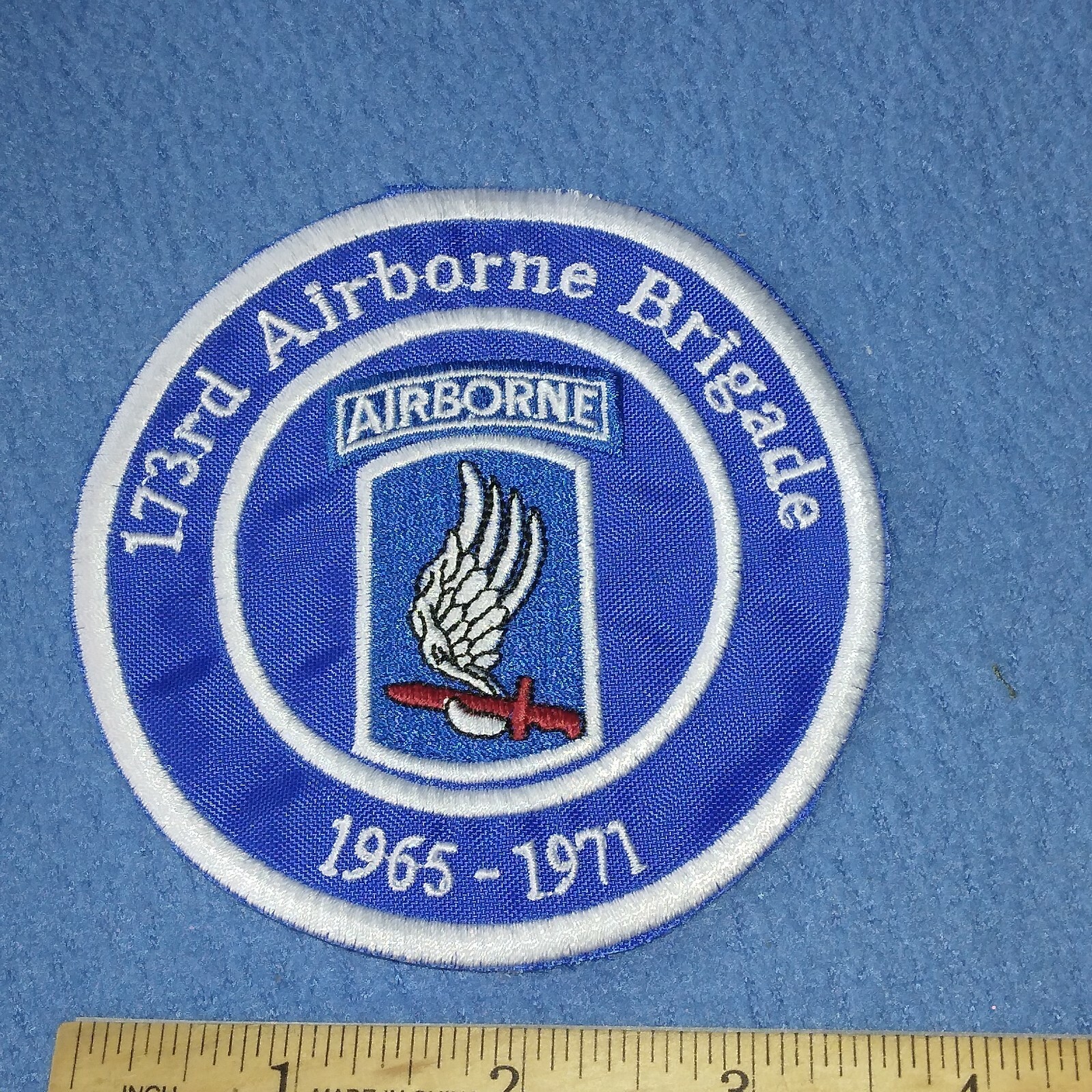 173RD AIRBORNE BRIGADE PATCH - 1965-1971 - 4 INCH | eBay