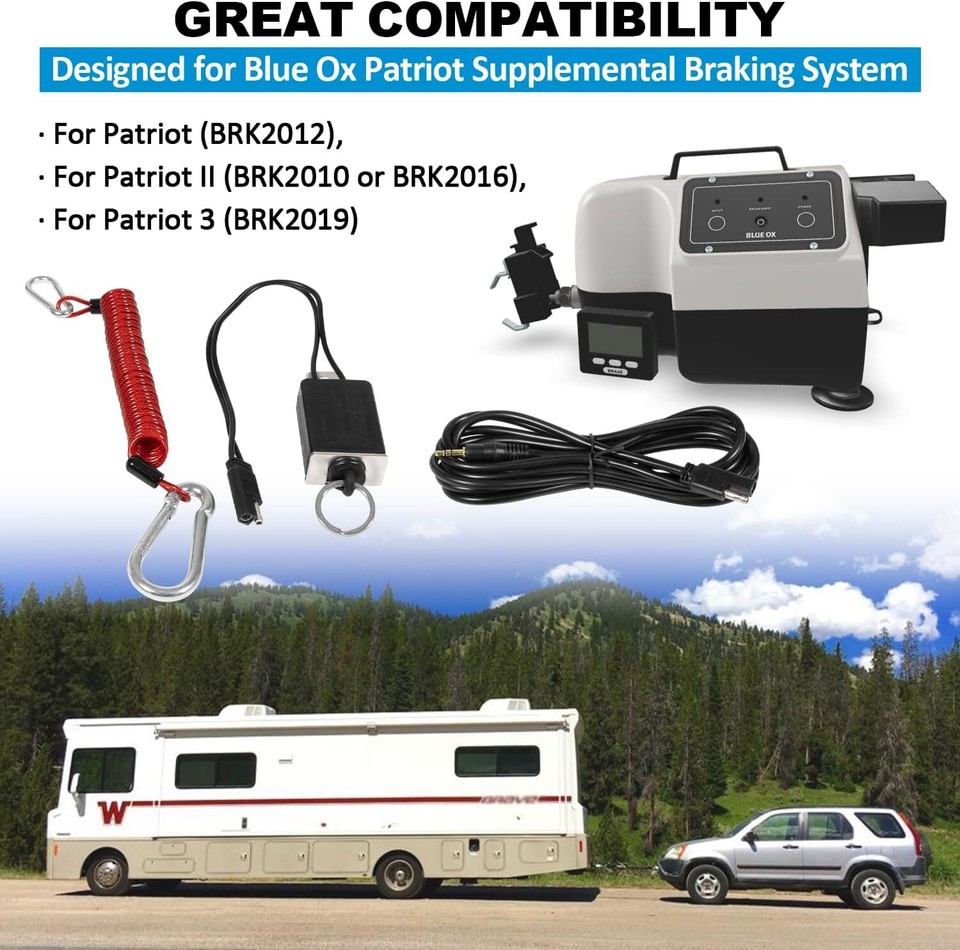 BRK2505 Breakaway Switch Kit for Blue Ox Patriot Supplemental Braking ...
