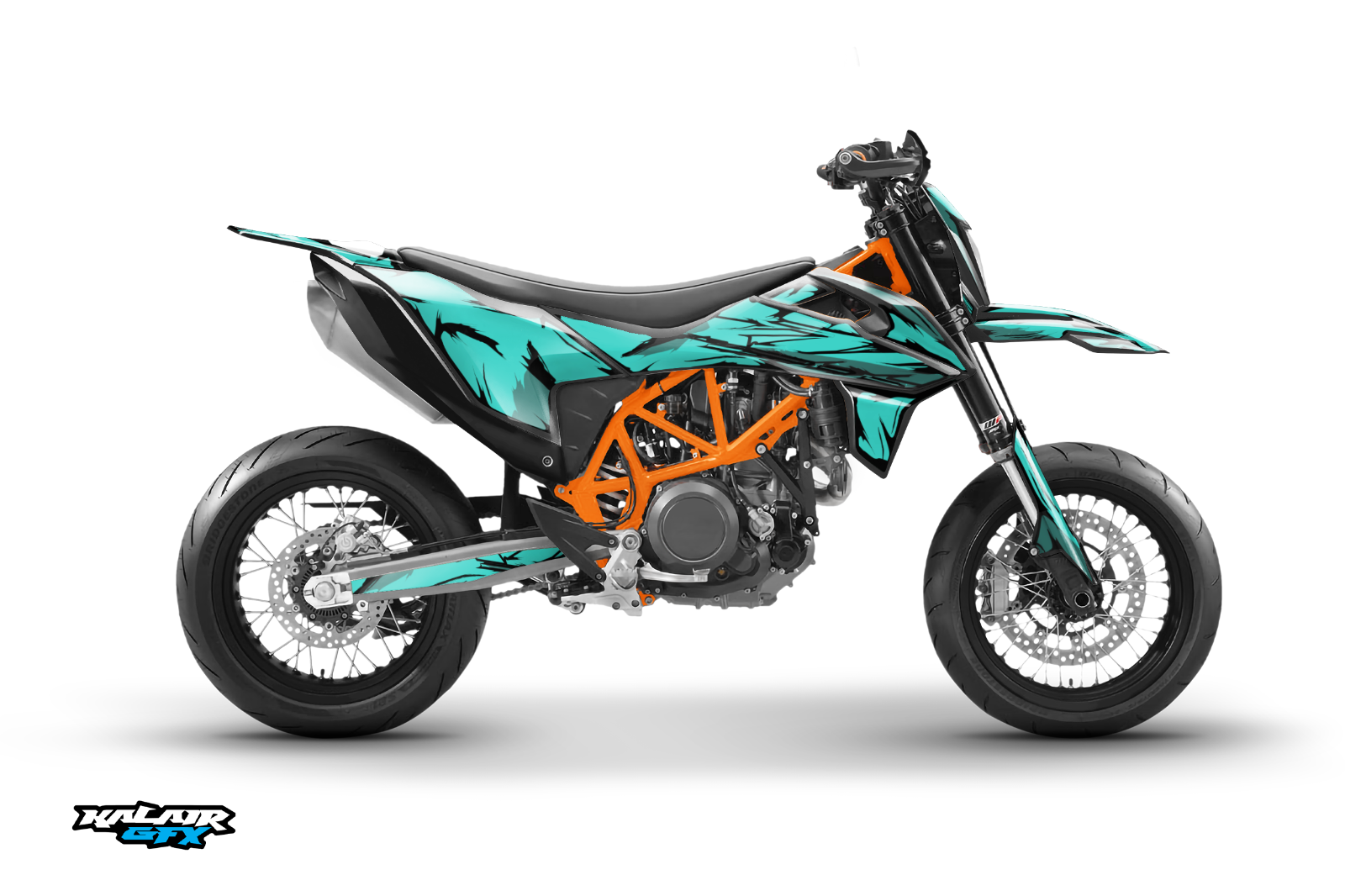 Graphics Kit for KTM 690 SMC-R 2019 2020 2021 2022 2023 Ember - TEAL | eBay