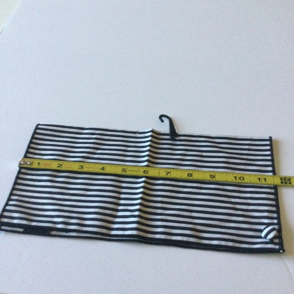 CLIFTON WILSON MENS POCKET SQUARE COTTON BLACK WHITE STRIPE NWOT | eBay UK