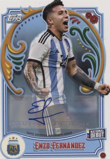 2023 Topps Argentina Fileteado - National Debut Autographs #17 Enzo ...