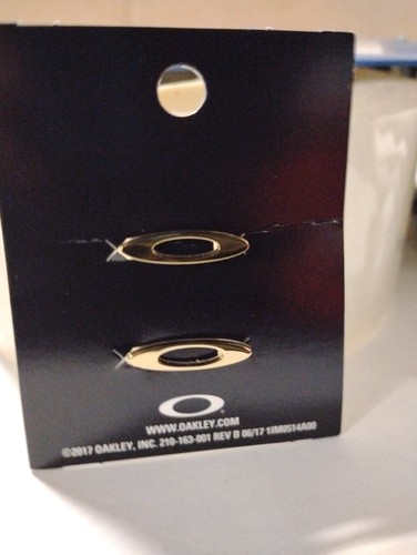 Oakley GOLD Icon TURBINE ROTOR DOUBLE EDGE DROP POINT STRAIGHTBACK ...