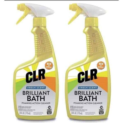 CLR Brilliant Bath Bathroom & Kitchen Cleaner 26 oz 2 Pack New Free ...