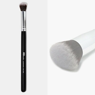 AOA Studio E104 PRECISE ROUND KABUKI Concealer/Eyeshadow Brush HI-DEF ...