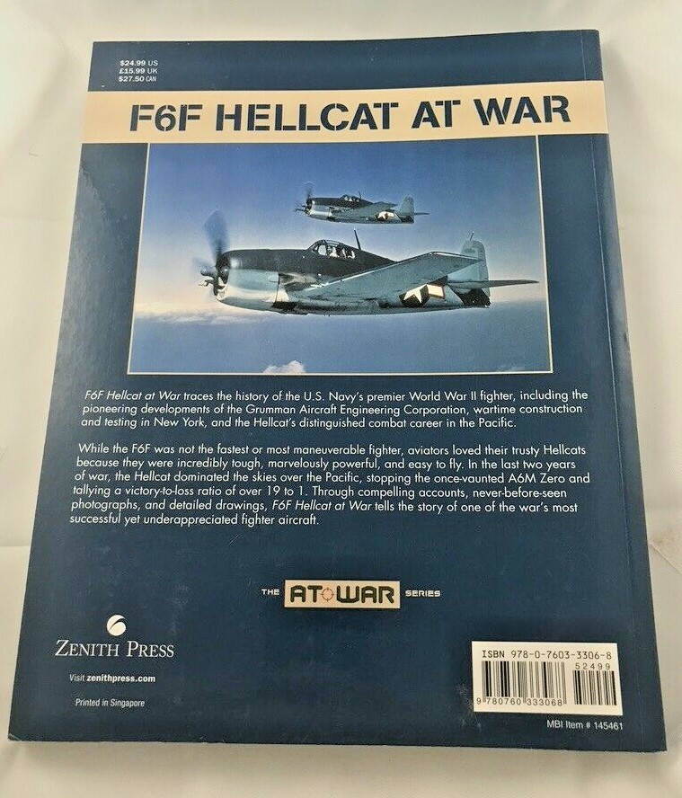 F6F Hellcat at War. Cory Graff. Combat History, Tech Specs, Archive ...