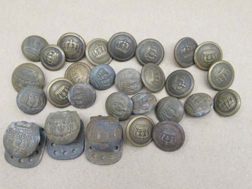 Large estate lot collection WW1 German Prussian army uniform buttons | eBay