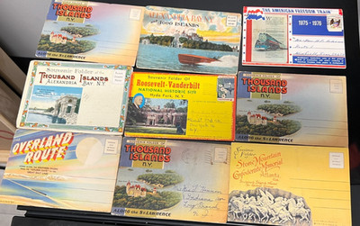 Lot of 9 Vintage Postcard Fold Out Folders Posted & Unposted | eBay