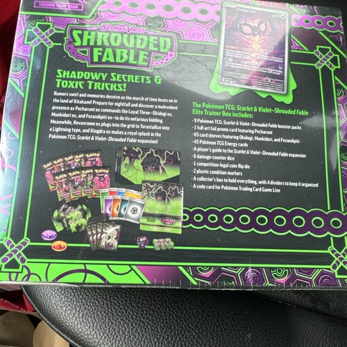 Pokemon Scarlet & Violet: Shrouded Fable ETB Factory Sealed Elite ...