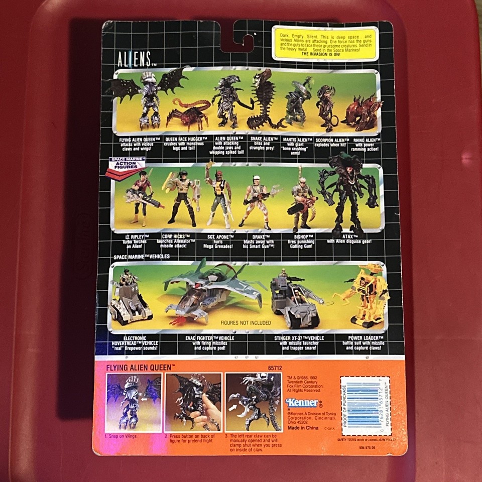 Aliens: Deluxe Flying Queen Action Figure Kenner 1992 Xenomorph Toy New ...