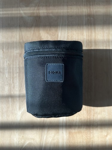 SIGMA Padded Camera Lens Case Pouch Black | eBay UK