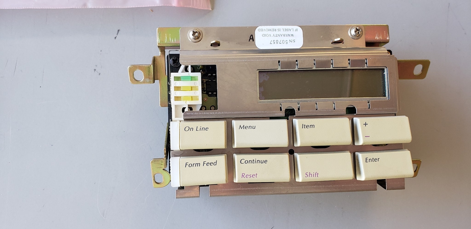 HP RG5-1930-03 LaserJet Control Panel (no faceplate) | eBay