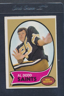 1970 Topps #123 Al Dodd Saints EX *5041 | eBay