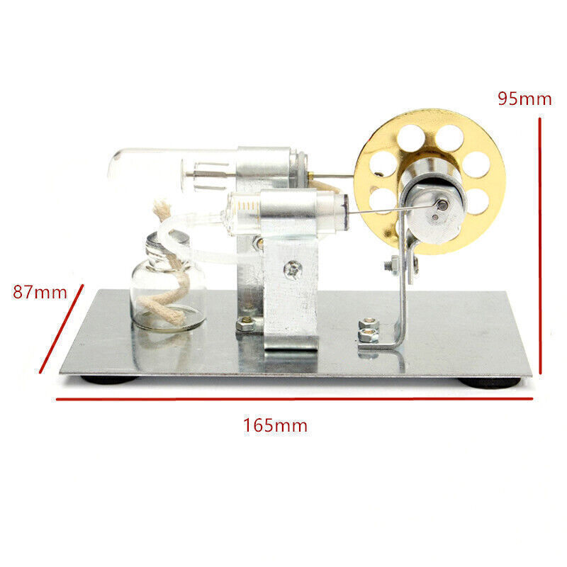 Hot Air Stirling Engine Model Electric Generator Motor Physics Steam ...