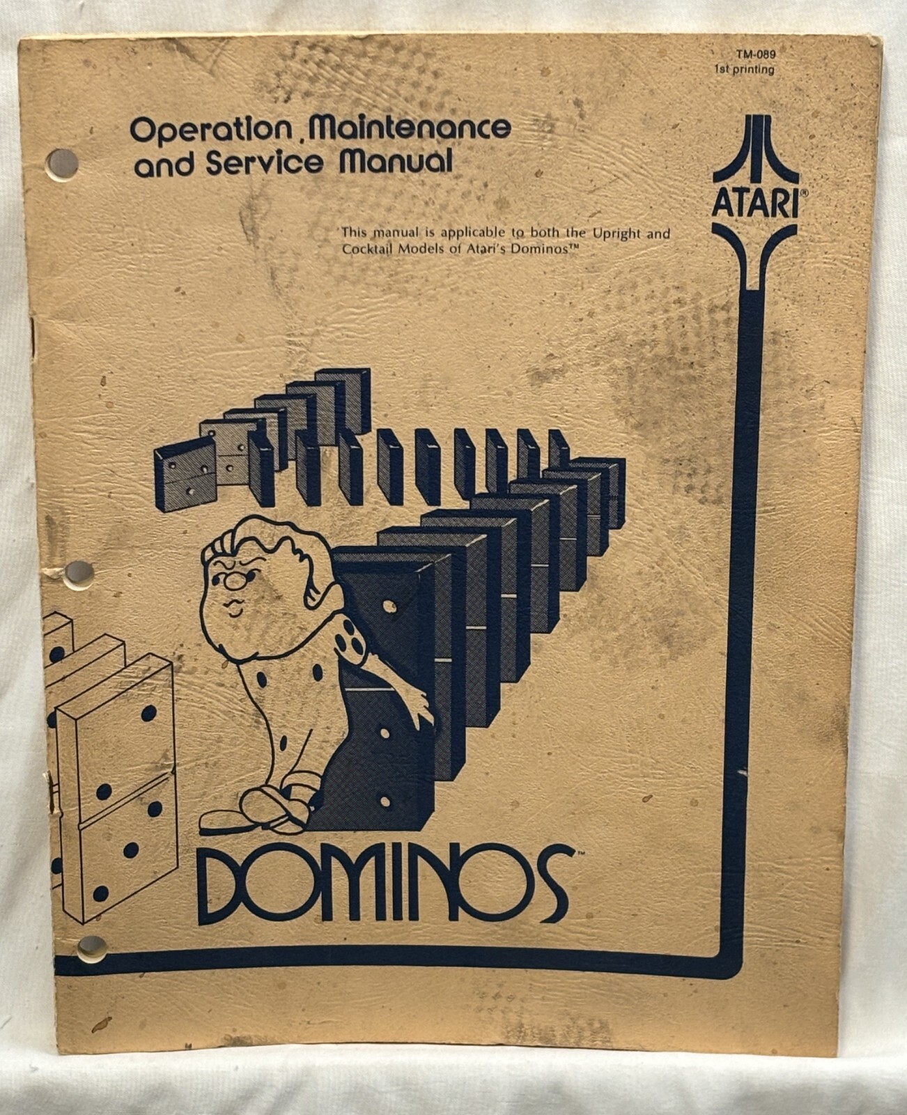 ORIGINAL-ATARI-DOMINOS-OPERATION, MAINTENANCE AND SERVICE MANUAL | eBay