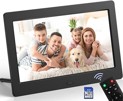 NEW Digital Picture Frames 7 Inch IPS Screen Photo Frame with Remote ...