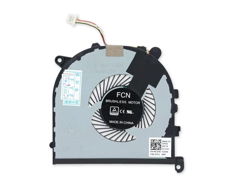 Dell XPS 15 9560 Precision 5520 CPU Cooling Fan Set 0VJ2HC 0TK9J1 ...