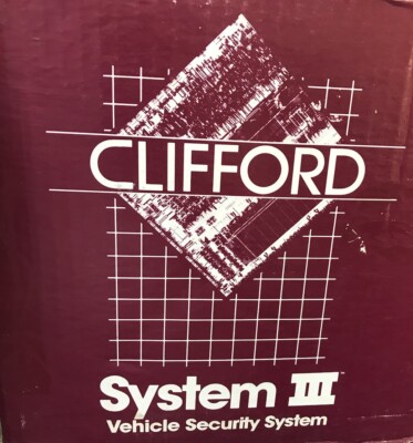 Clifford System III 3 | O.G. Car Alarm w/Remote & Transmitter (New!) | eBay