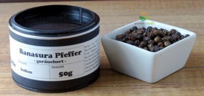 Banasura Pfeffer geräuchert 50g Dose | eBay.de