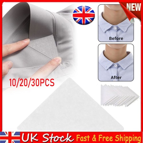 10/20/30PCS PVC Collar Anti-Warping Edge Shaper, No Curl Collar Shirt ...