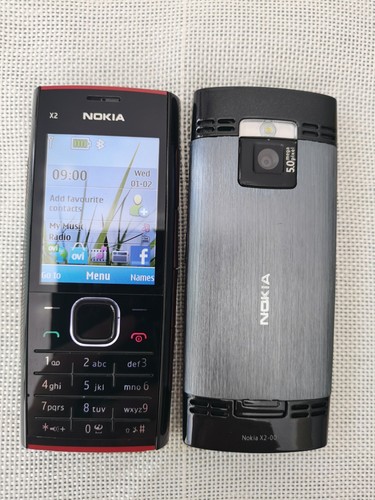 Nokia X2-00 - 48 MB - Black ON Red (Unlocked) for sale online | eBay