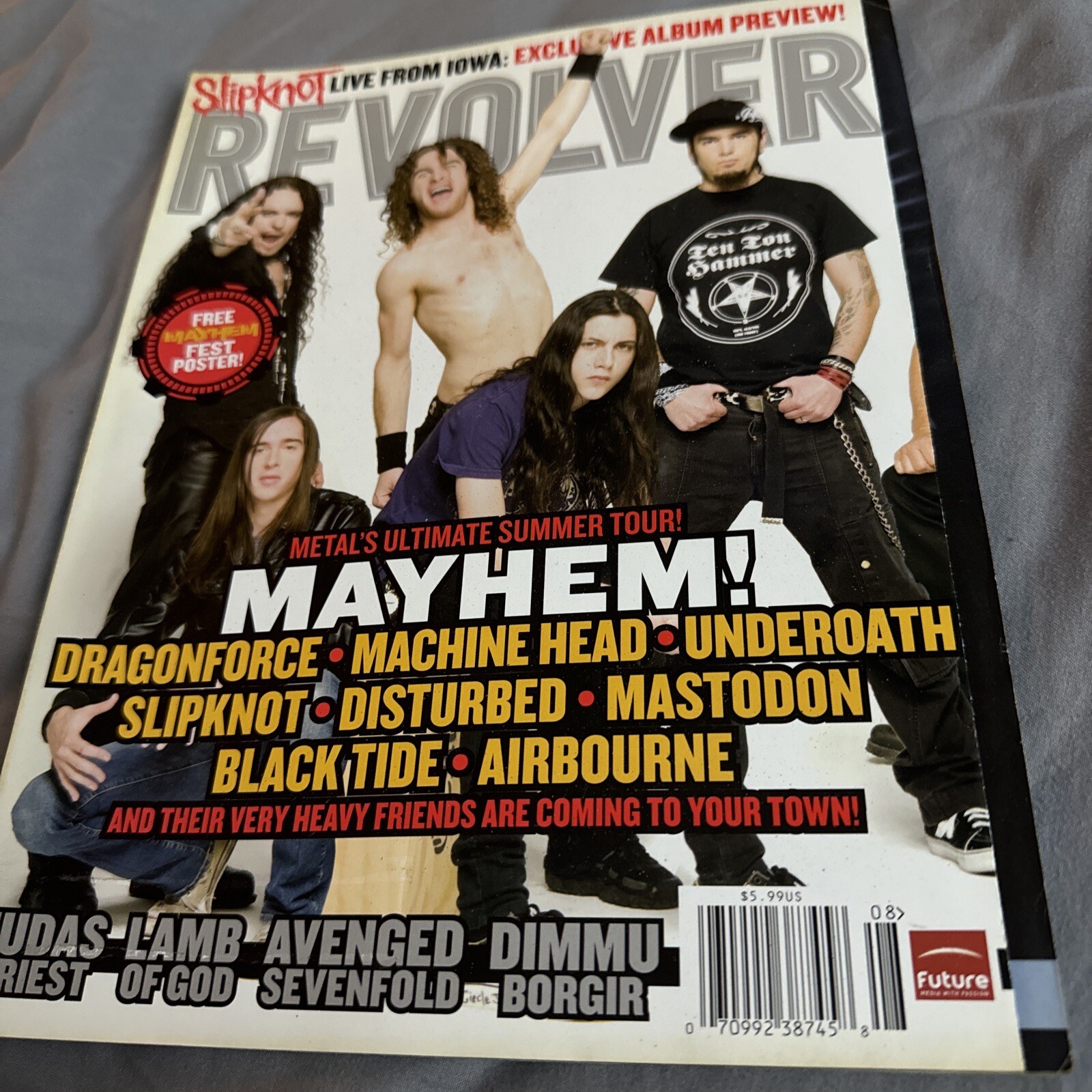Revolver Magazine Disturbed Slipknot Mastodon Dragonforce Mayhem ...