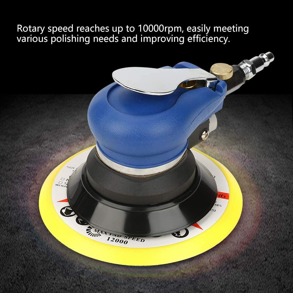 6"Air Random Orbital Polisher Sander 150mm Dual Action Auto Body Orbit ...