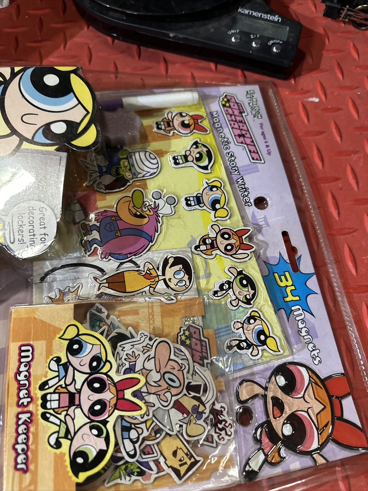 The PowerPuff Girls Magnetic Story Writer 34 MAGNETS! Cartoon Network ...