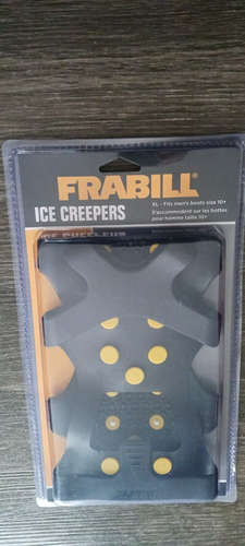 Frabill Ice Creepers Men's XL (size 10plus) Model #7007 New Factory ...