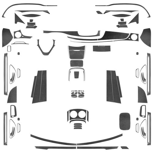 84Pcs Carbon Fiber Complete kit Cover Trim For Maybach S-Class 13-20 | eBay