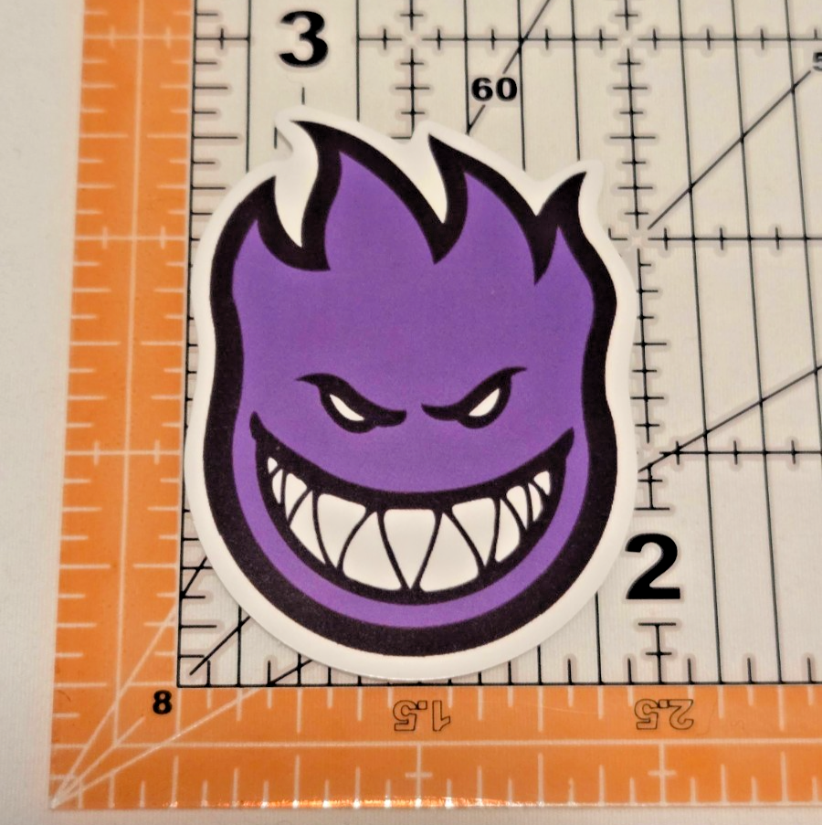 Lot of 8 Spitfire Wheels Fireball Logo Flaming Face Toothy Grin Decal ...