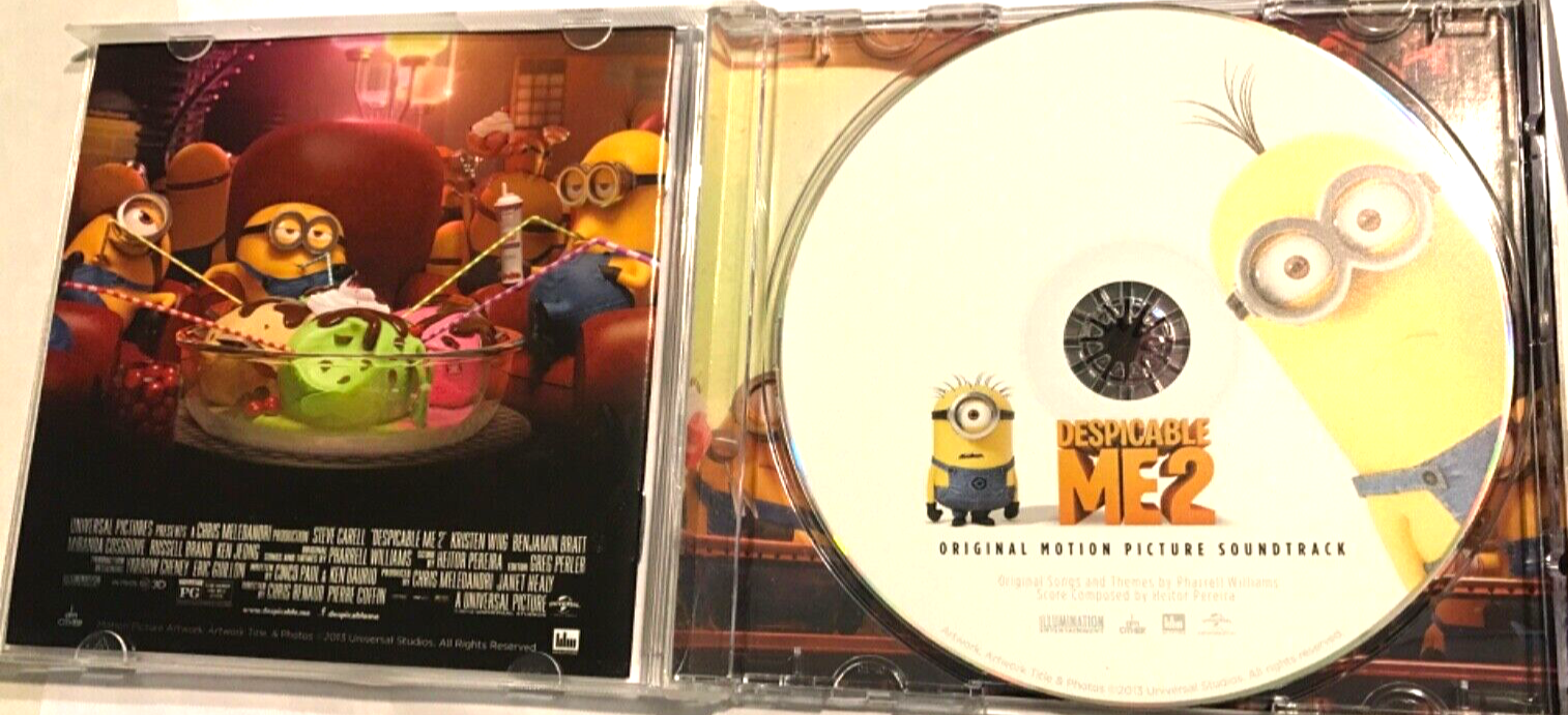 Despicable Me 2 Original Motion Picture Soundtrack (CD, 2013) Very Good ...