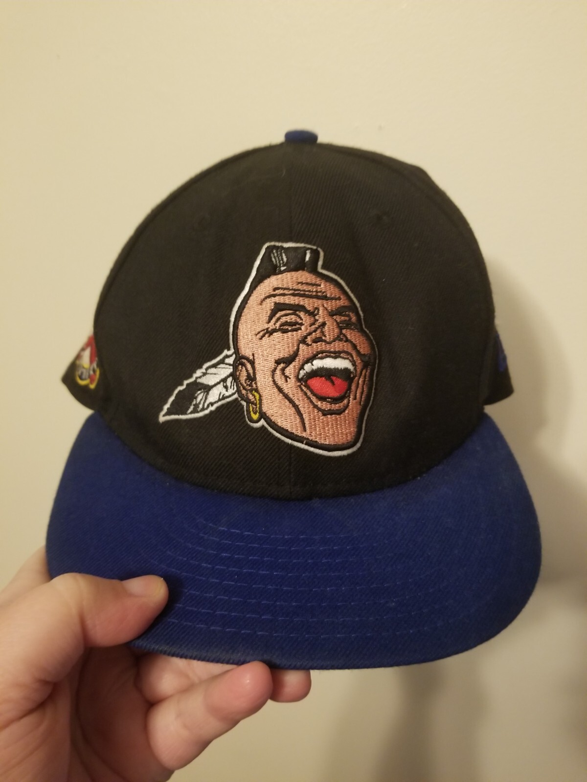RARE Vintage Atlanta Braves Hat Screaming Indian Chief Noc A Homa ...