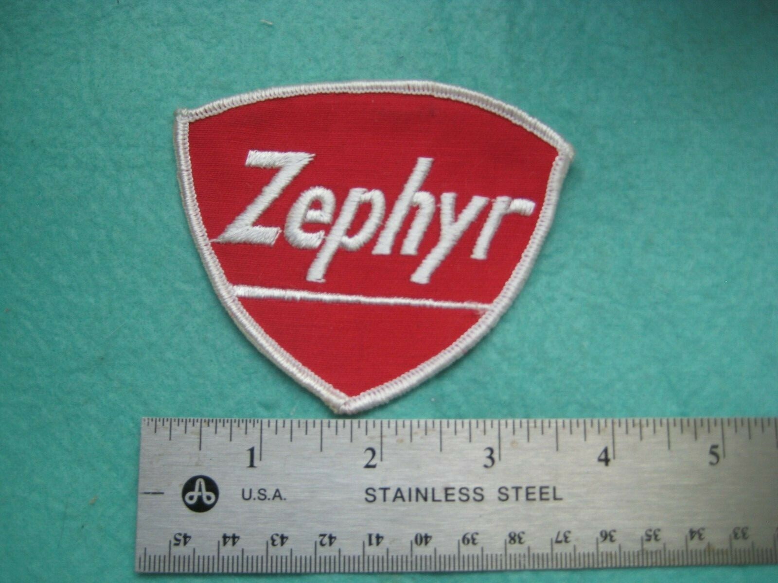 Vintage Zephyr Gasoline Oil Station Service Dealer Uniform Patch | eBay