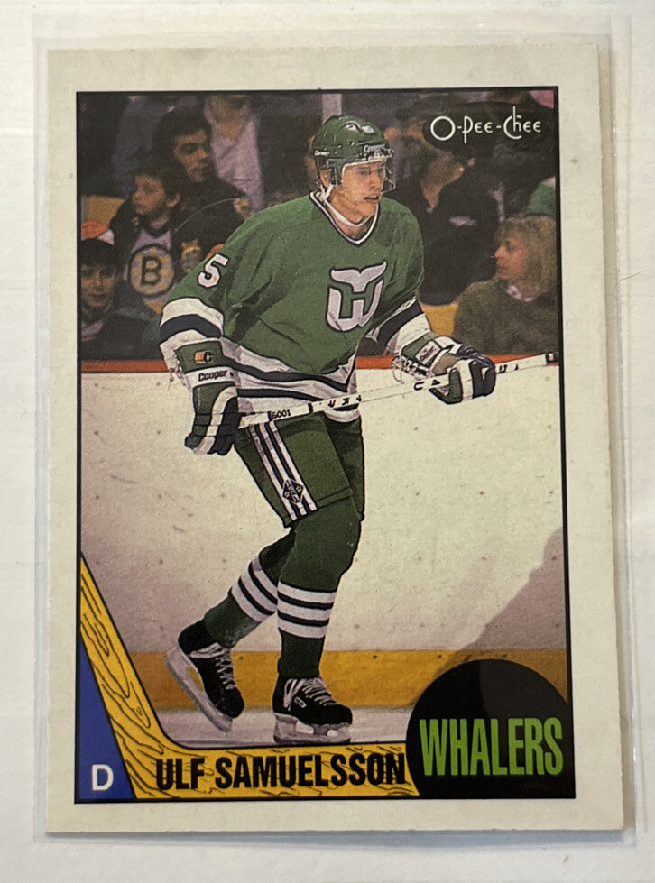 1987-88 O-Pee-Chee #23 Ulf Samuelsson ROOKIE WHALERS MINT FO7557 | eBay