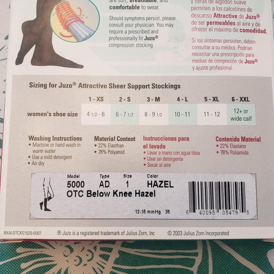 Juzo Dynamic 3512 REGULAR FF AD Knee Stockings Compression 30-40 Pick ...