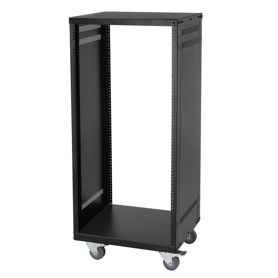 19' 4U/16U/22U Rack Universal Open Rack Cabinet Audio Equipment Stand w ...