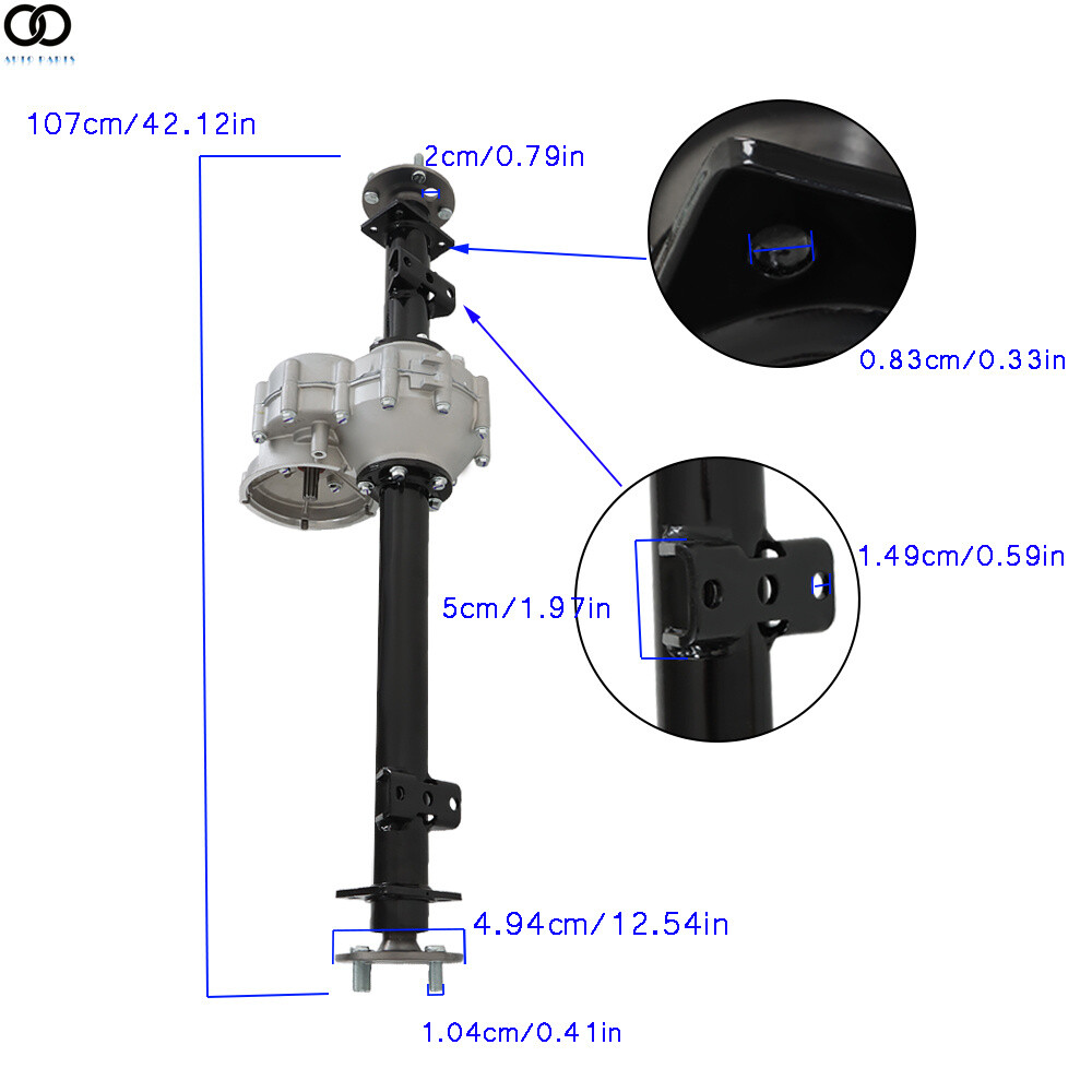 For Club Car Golf Cart DS Precedent Electric Rear Axle Assembly 1027717 ...