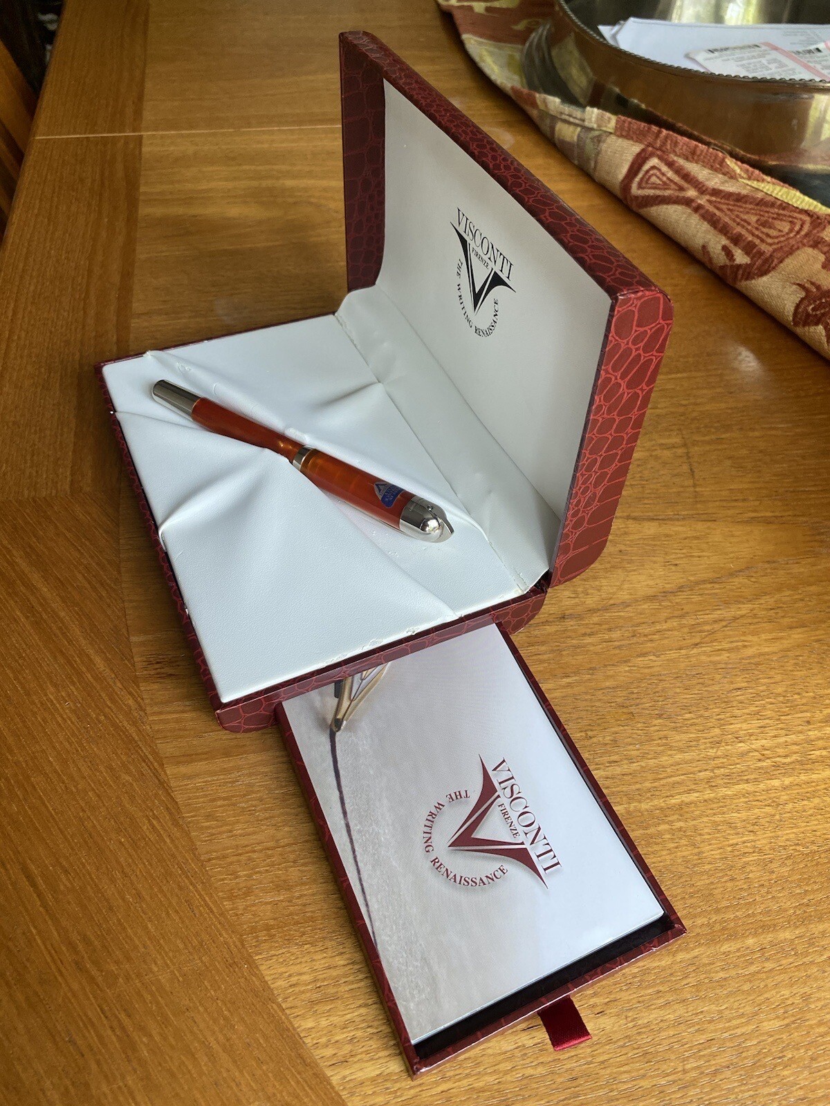 Vintage Visconti Firenze The Writing Renaissance Rollerball Pen In Box ...