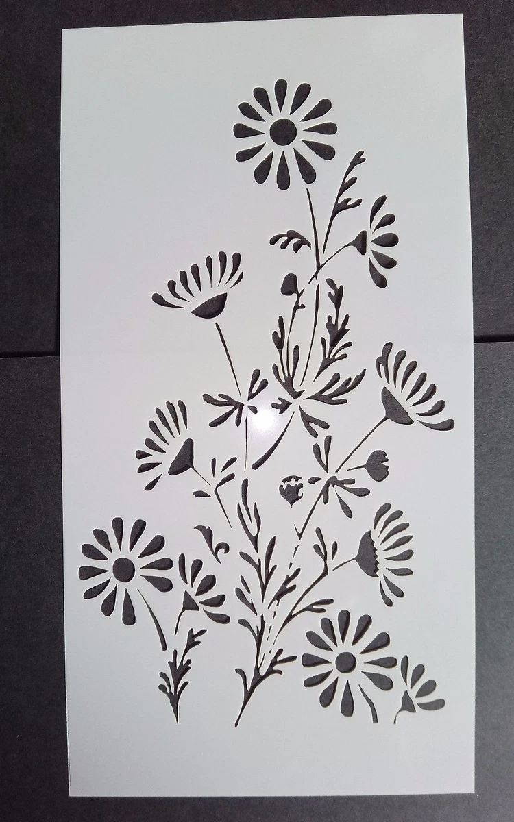 Daisy Flower Stencils