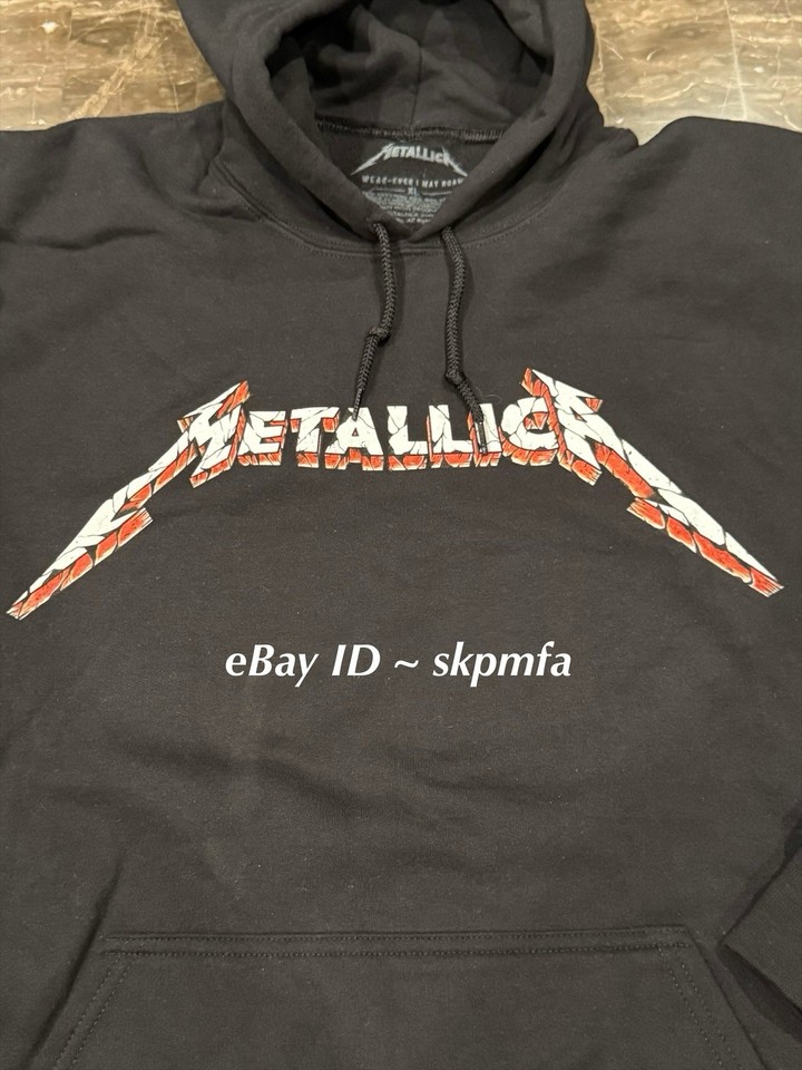 METALLICA Denver Hoodie Large Night 1 M72 Tour 💯 Official Merch 🐻 6-27 ...