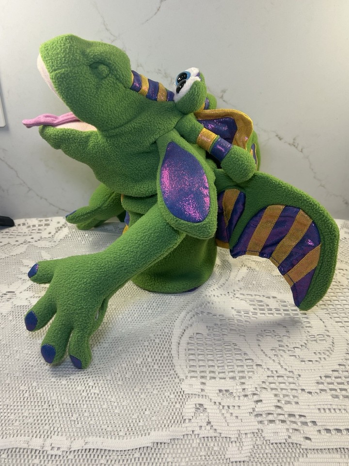 SMOULDER THE DRAGON PUPPET 30360 Ship/USA Melissa & and Doug #3908 ...