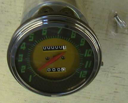 48-61 Face Style 5" SPEEDOMETER Panhead Shovelhead Evolution Sportster ...