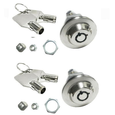Lot of 2 Gun Cabinet Original Homak toolbox lock 3/4" Replacement Lock ...