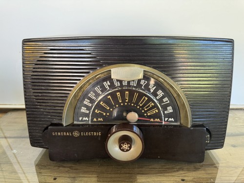 Vtg Original 1951 GE General Electric Model 409 Vacuum Tube AM-FM Radio ...